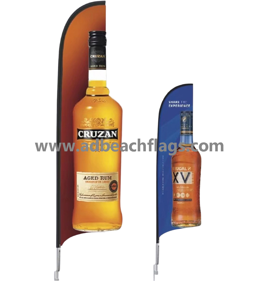 Stand Out with Customized Beach Flags - Leaf Flags, Magnum Flags ...