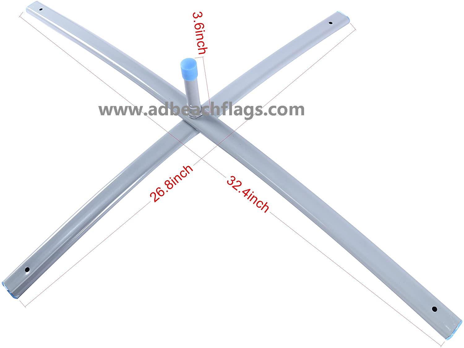 Cross Bases | Metal Plate Bases | Spike Bases - adbeachflags.com